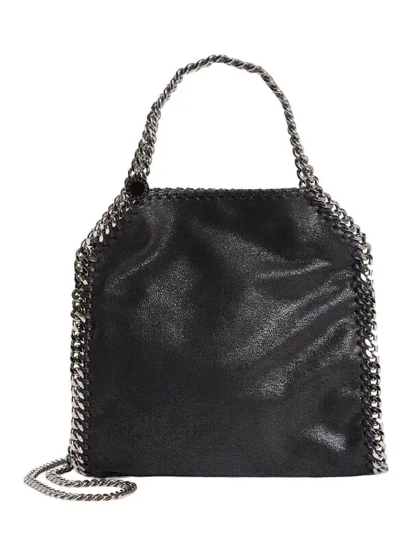 Stella McCartney Mini Falabella Tote - Black W/silver