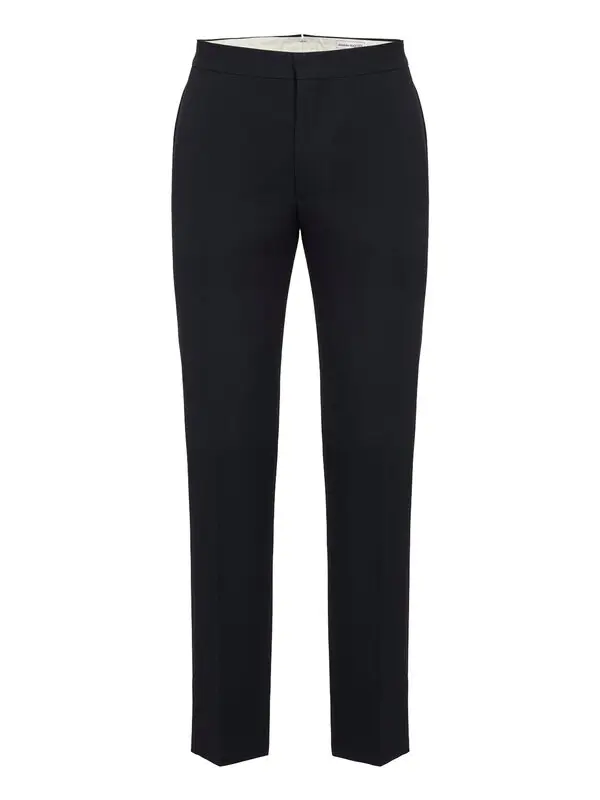 Alexander McQueen Tailored Cigarette Trousers - Black