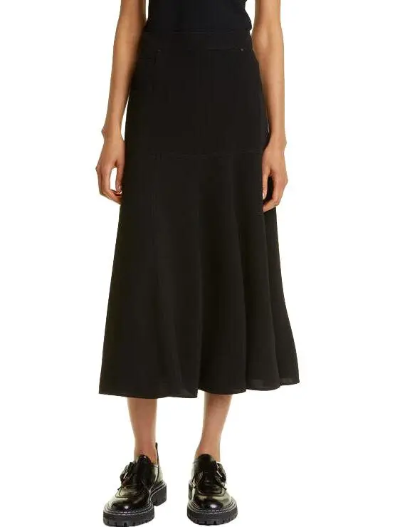 Max Mara Aerosi A-line Skirt - Black