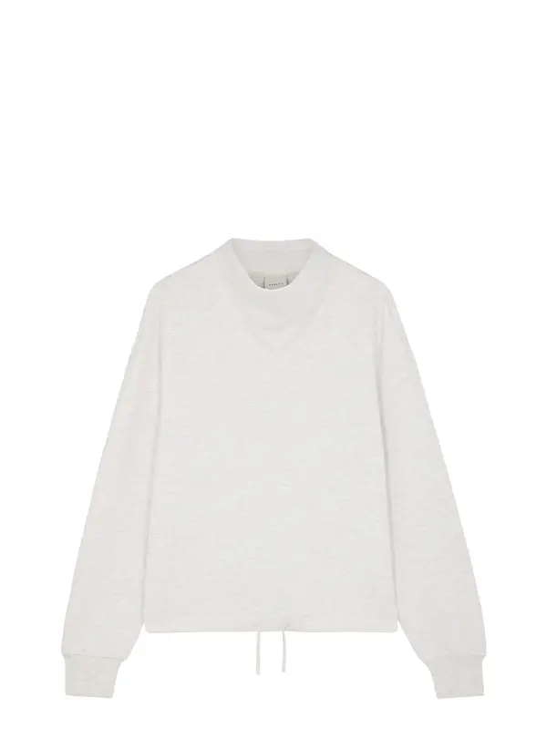 Varley Betsy Stretch-jersey Sweatshirt - Ivory