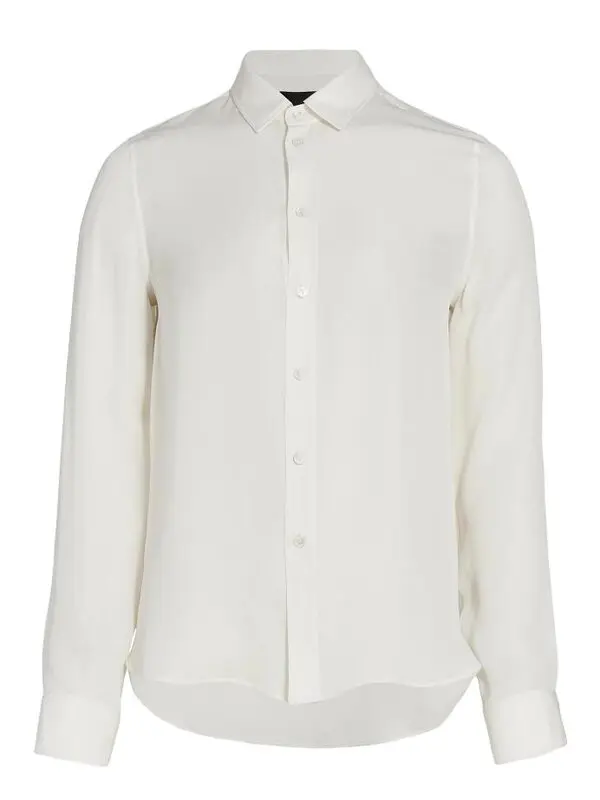 NILI LOTAN Gaia Silk Blouse - Ivory
