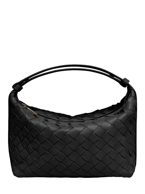Bottega Veneta Mini Wallace Top Handle Bag - Black
