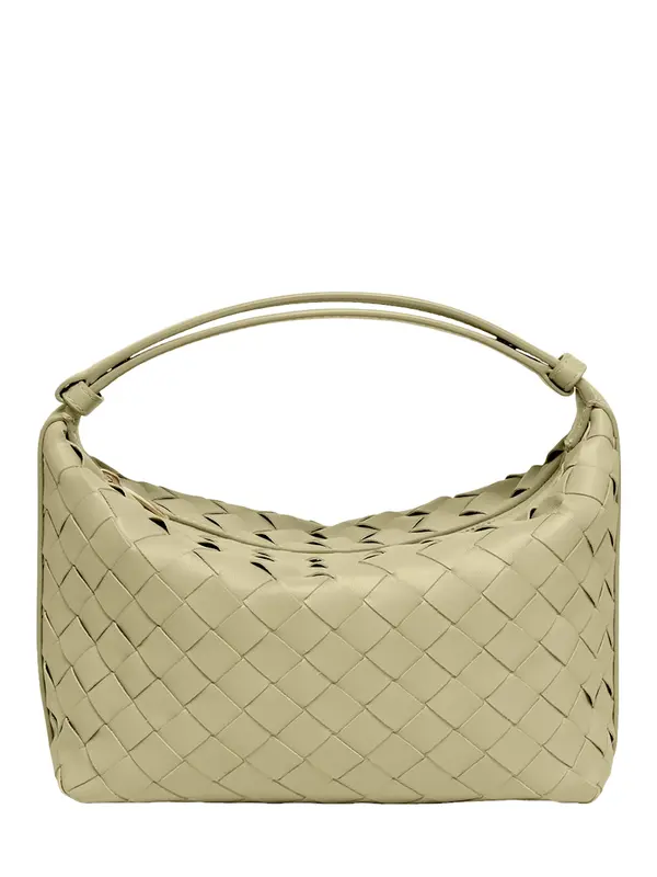 Bottega Veneta Mini Wallace Top Handle Bag - Travertine