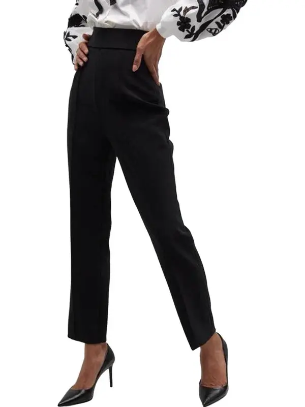 Carolina Herrera High-rise Skinny Crepe Pants - Black