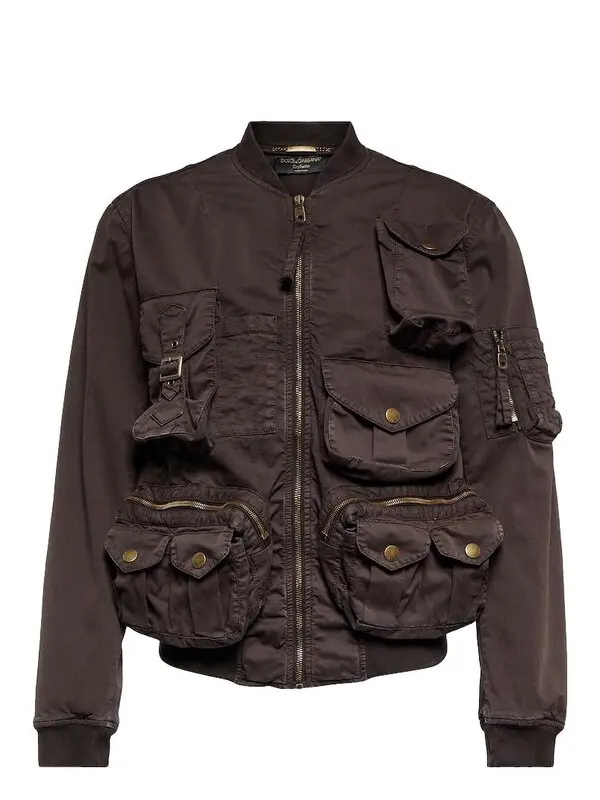 Dolce & Gabbana Cotton Jacket - Brown