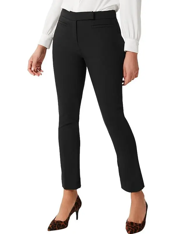HOBBS LONDON Slim Leg Trousers - Black