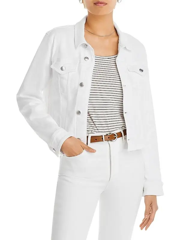 7 For All Mankind Classic Trucker Denim Jacket - Soleil