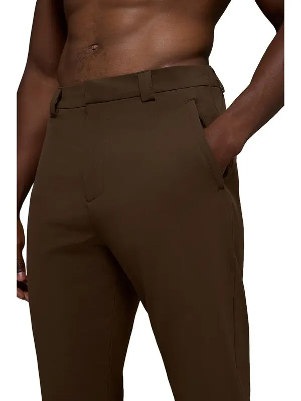 Alo Yoga Co-op Cropped Tech Trouser - Espresso