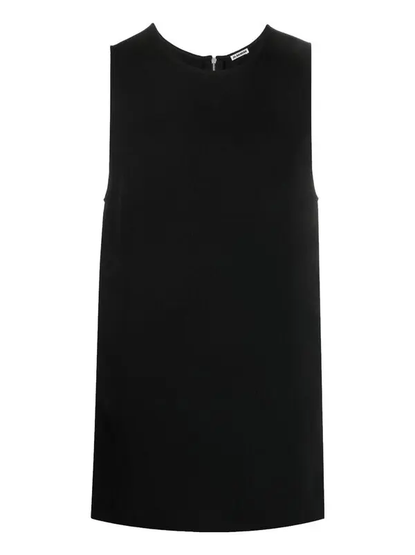 JIL SANDER Sleeveless Top - Black
