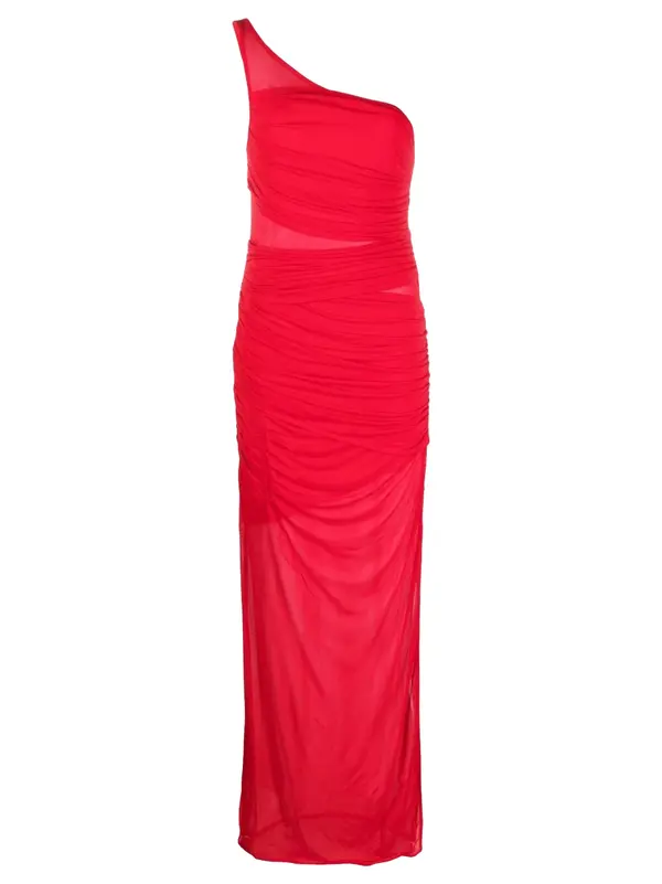 Gauge81 Moni One-shoulder Maxi Dress - Red