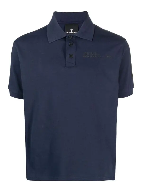 NORTH SAILS Contrasting-trim Polo Shirt - Blue