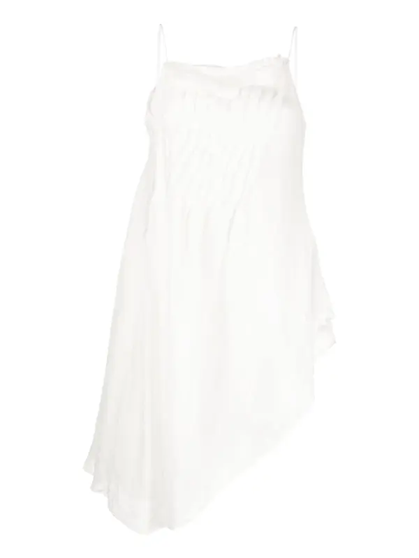 MARC LE BIHAN Asymmetric Sleeveless Top - White