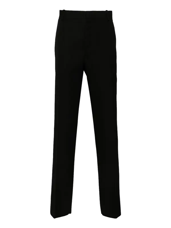 Alexander McQueen Tailored Cigarette Trousers - Black