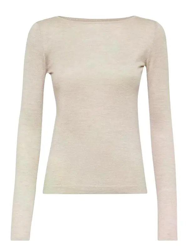 Brunello Cucinelli Cashmere-blend Jumper - Neutrals