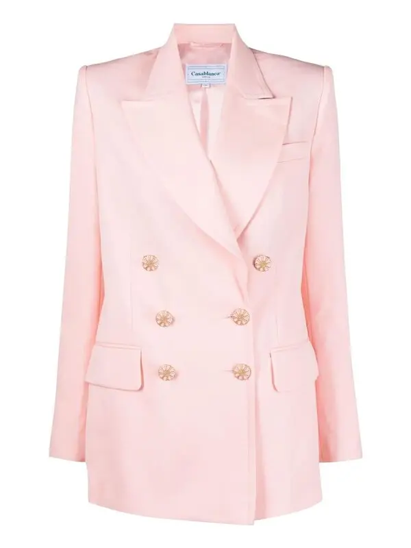 Casablanca Double-breasted Blazer - Pink