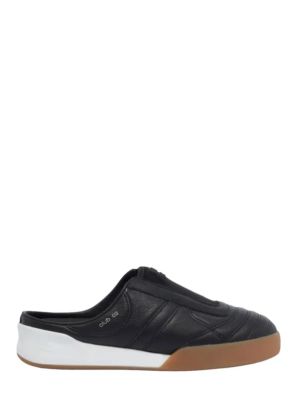 COURREGES Club 02 Leather Sneakers - Black