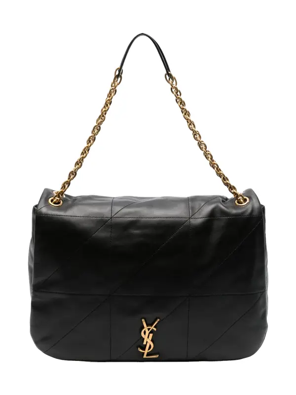 Saint Laurent Jamie Leather Shoulder Bag - Black