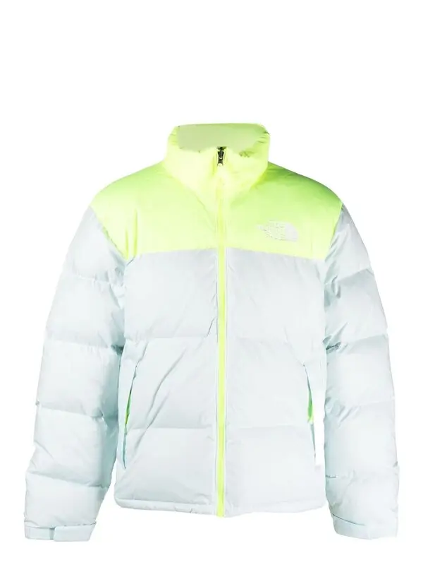 The North Face Logo-print Puffer Jacket - Blue