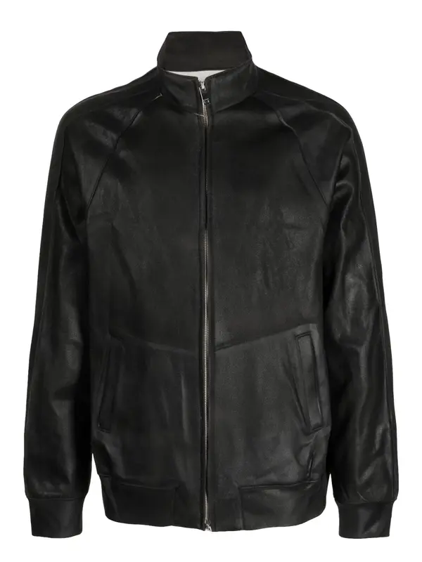 TAAKK High-neck Zipped Bomber Jacket - Black