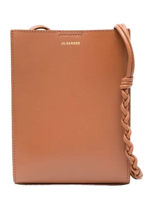 JIL SANDER Tangle Shoulder Bag - Brown