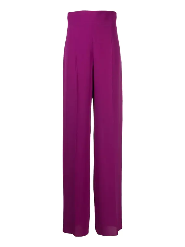 Max Mara Livorno Wide-leg Trousers - Pink