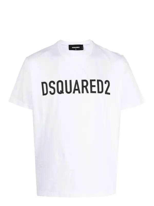 Dsquared2 Logo-print Cotton T-shirt - White