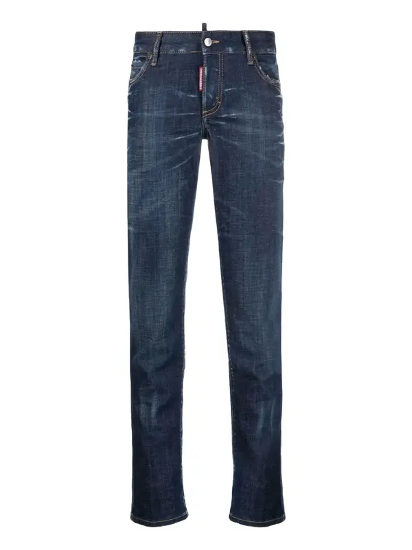 Dsquared2 Low-rise Skinny Jeans - Blue