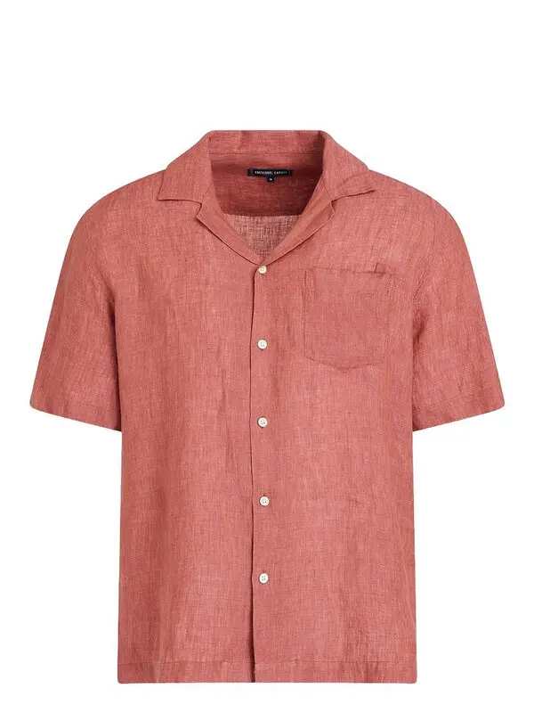 Frescobol Carioca Angelo Linen Shirt - Antique Rose