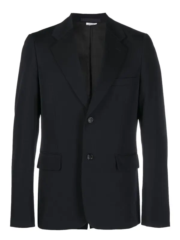 Comme Des Garçons Single-breasted Notched-lapel Blazer - Blue