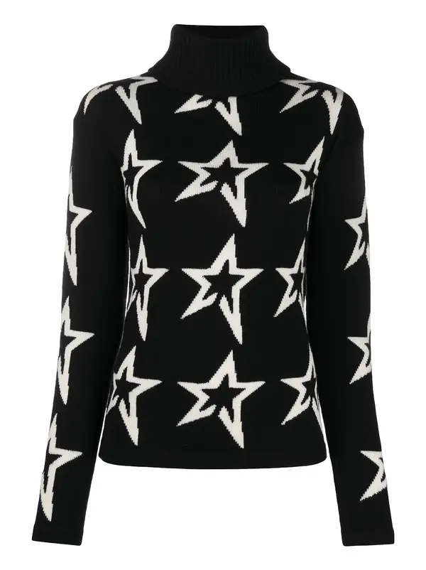Perfect Moment Star Dust Merino Sweater - Black