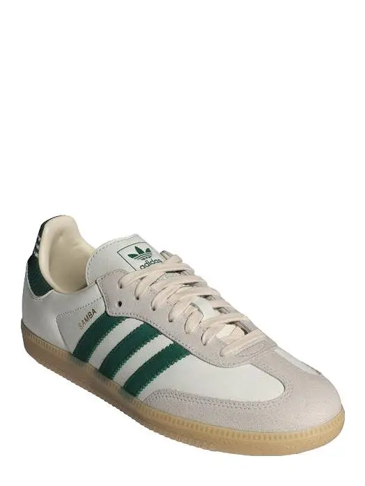 Adidas Gender Inclusive Samba Og Sneaker - Cloud White/collegiate Green