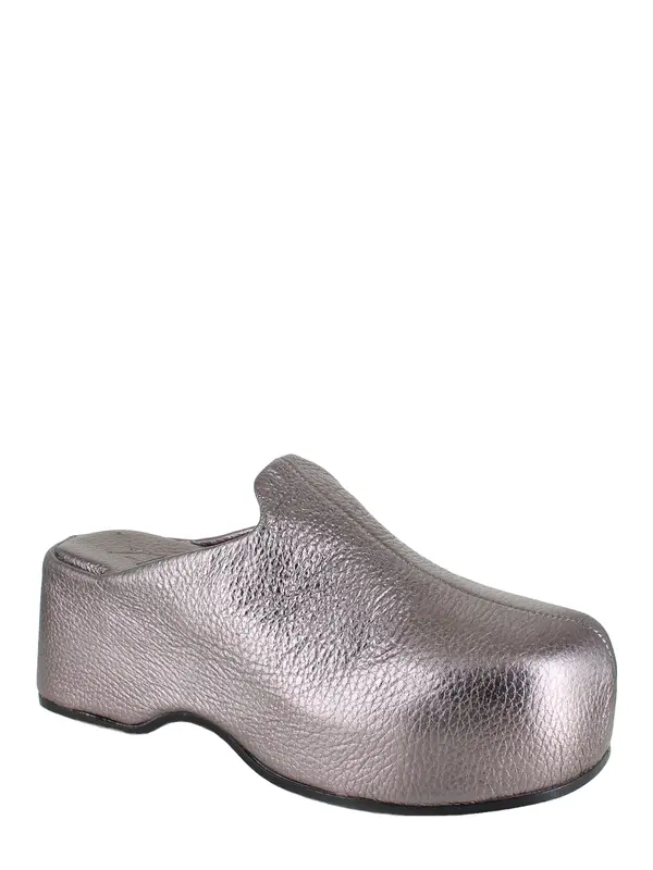 ZIGI Kristen Platform Clogs - Pewter Leather