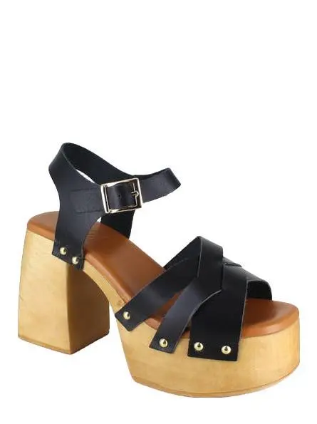 ZIGI Marcy Platform Sandal - Blk Leathe