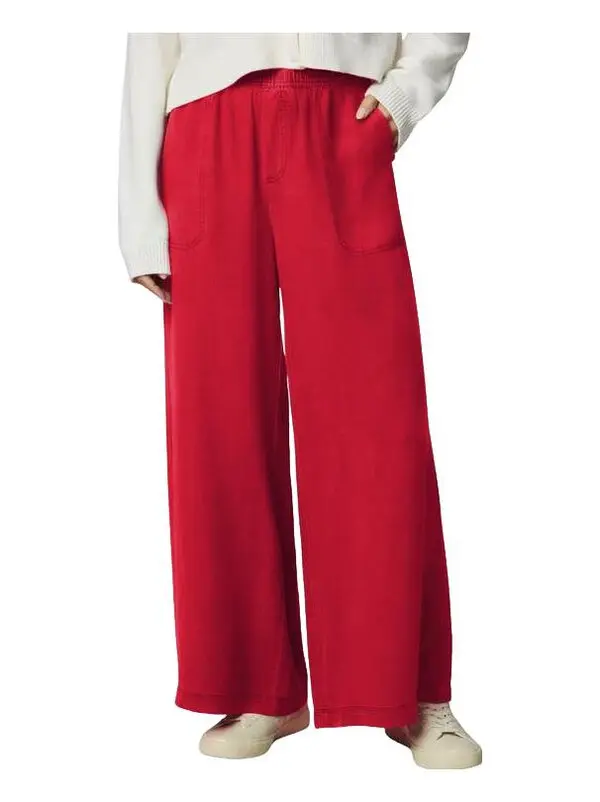 Splendid Angie Palazzo Pants - Rouge Red