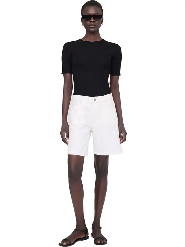 ANINE BING Gavin Short - Ivory