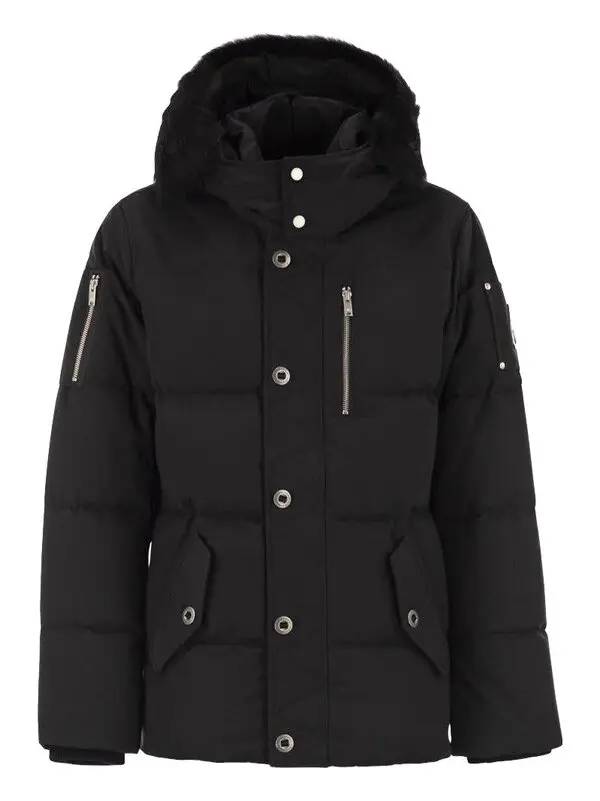 Moose Knuckles Original 3q Hooded Down Jacket - Black