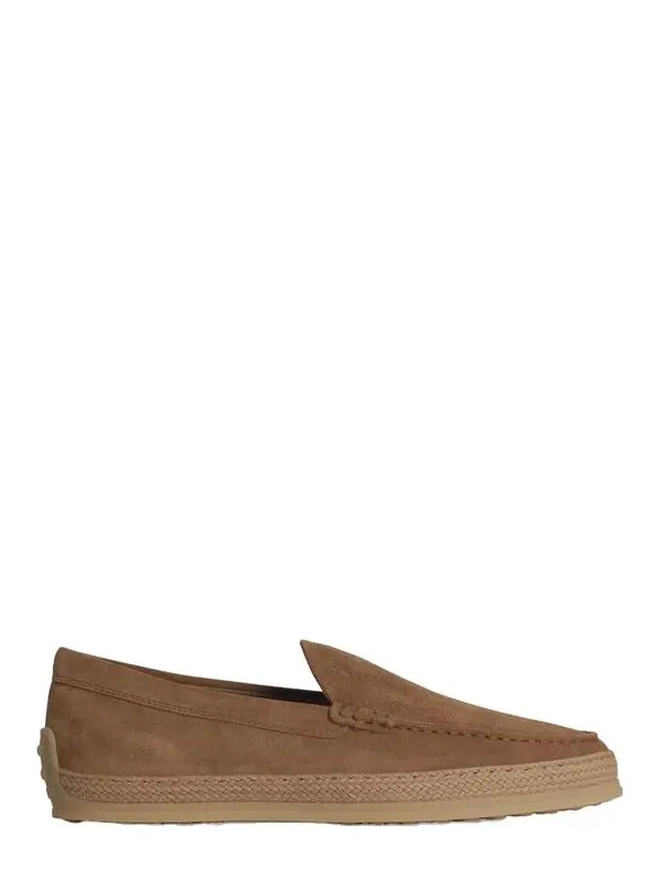 TOD'S Suede Loafers - Beige