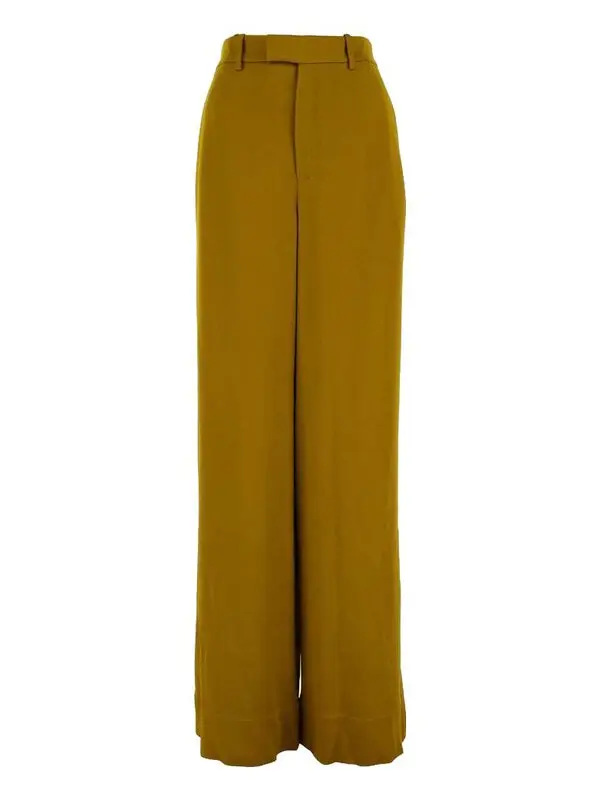 Saint Laurent Wide-leg Pant - Yellow
