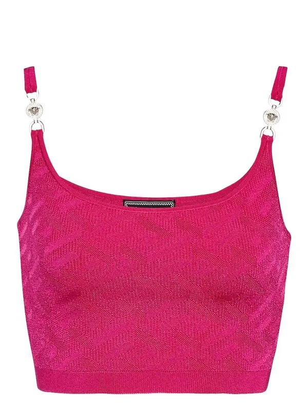 Versace La Greca Medusa '95 Bra Top - Pink