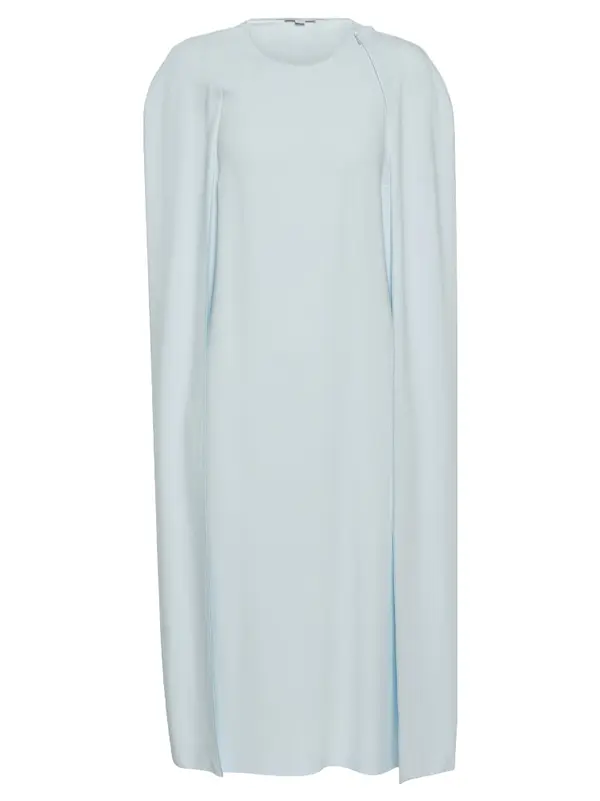 Stella McCartney Cape Midi Dress - Blue
