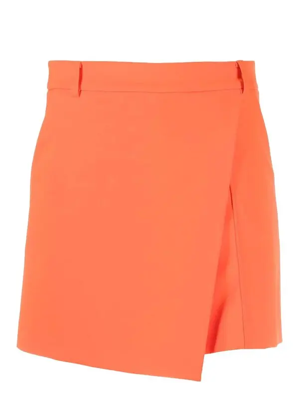 Patrizia Pepe Crepe-texture Shorts - Orange
