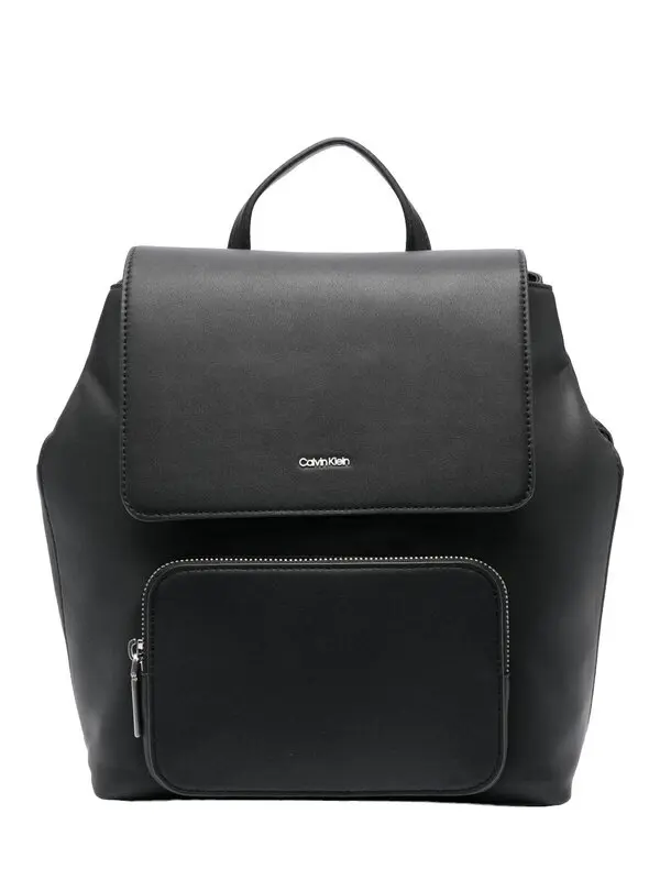 Calvin Klein Plaque Backpack - Black
