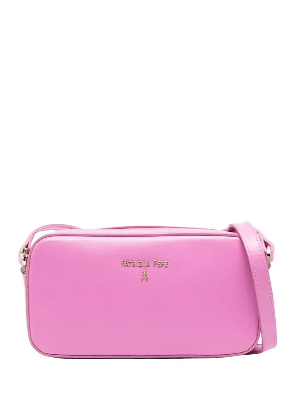 Patrizia Pepe Leather Crossbody Bag - Pink