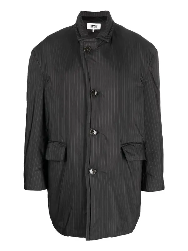 MAISON MARGIELA Pinstripe Jacket - Black
