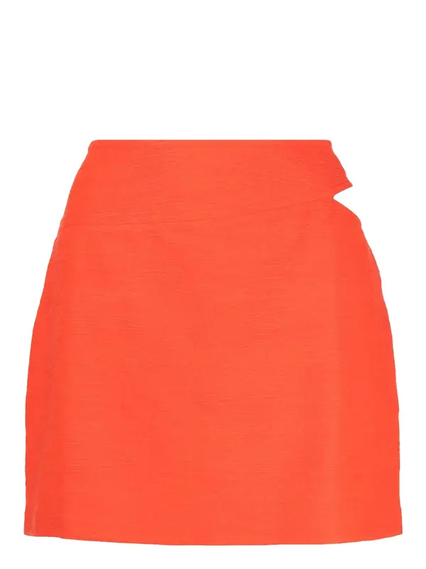 Ba&sh Cut-out Detail Skirt - Orange