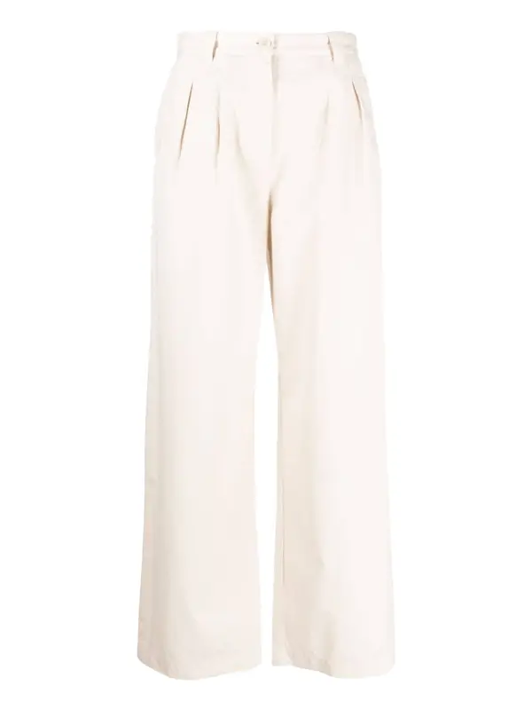A.p.c. Wide-leg Trousers - Neutrals