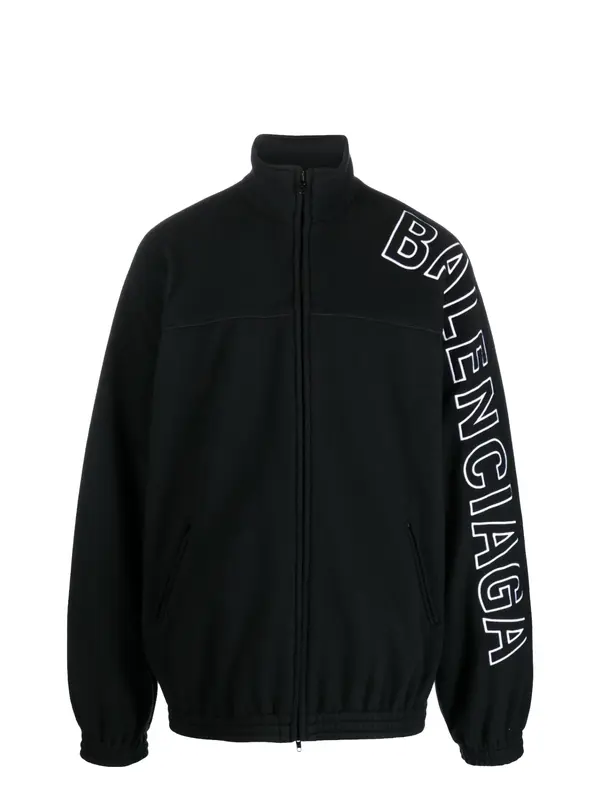 Balenciaga Outline Track Jacket - Black