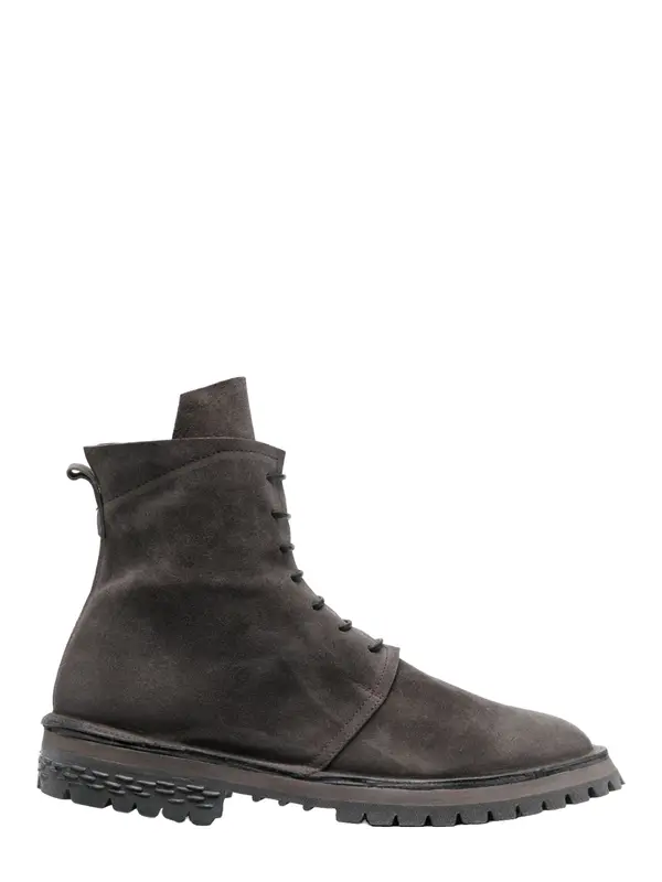 Moma Tronchetto Suede Ankle Boots - Grey