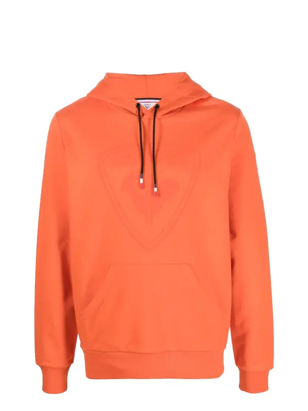 Rossignol Logo-print Cotton Hoodie - Orange