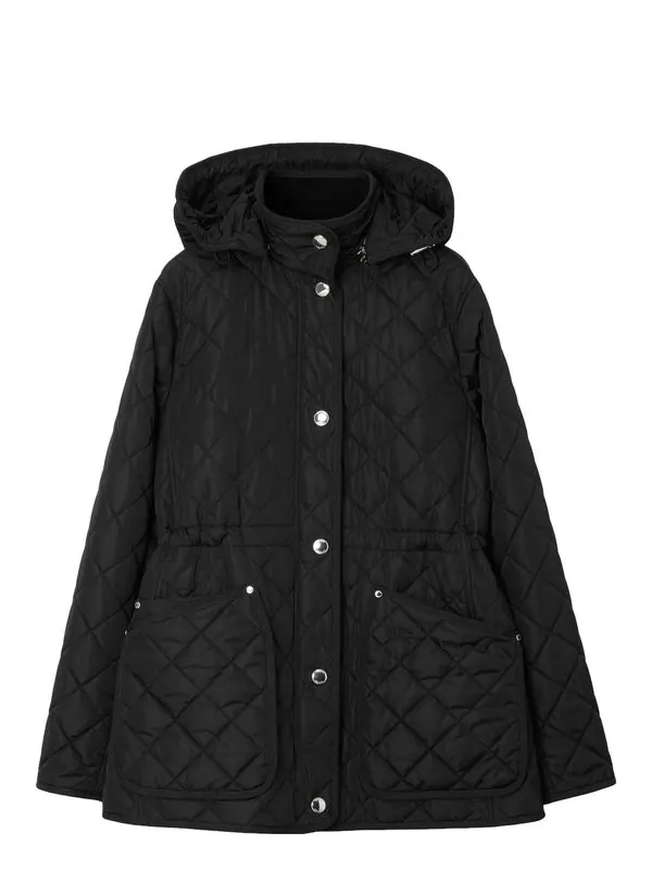 Burberry Diamond-quilted Jacket - Black